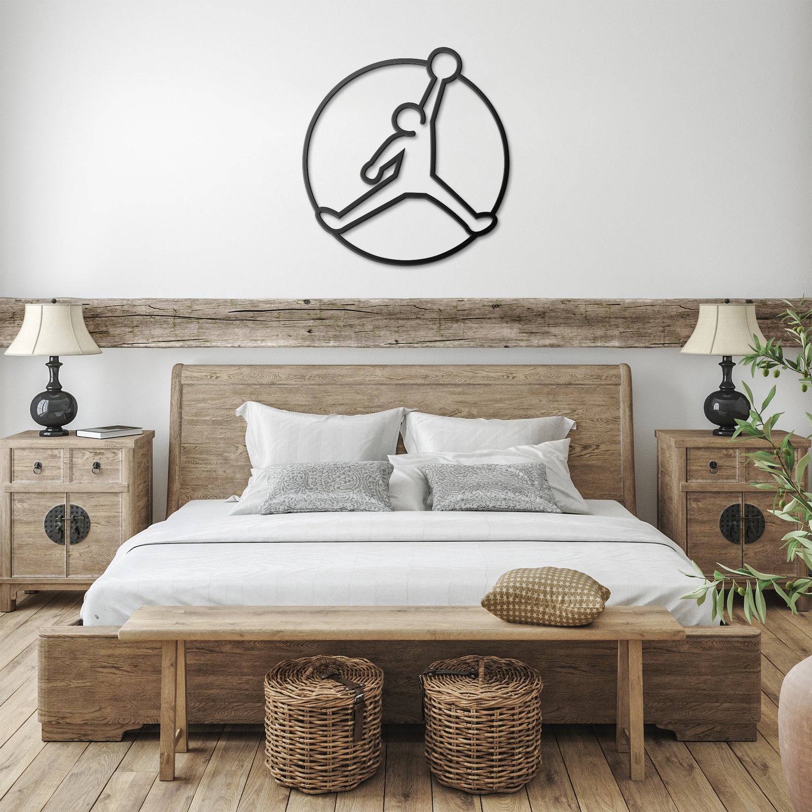 Keith Haring Style AIR JORDAN Basketball Metal Wall Art – Skateboard Artsy